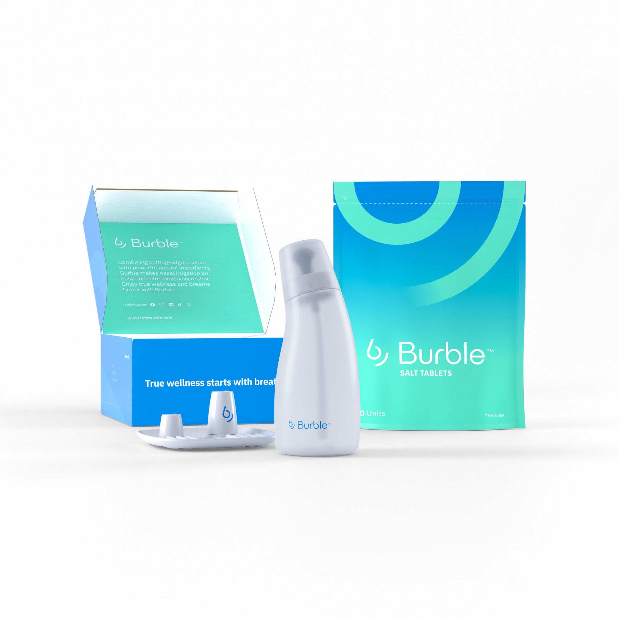 The world's best nasal irrigation and sinus clearing system - Burble